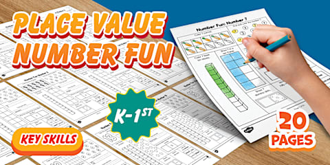 Kindergarten Place Value Ten and Ones Exit Ticket