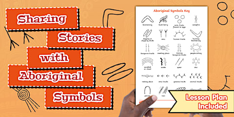Aboriginal Symbols Page Borders
