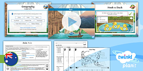 Year 3 HASS Geography Australia's Neighbours Assessment Pack