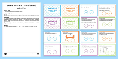 Maths Themed Scavenger Hunt