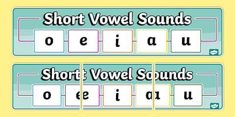 아에이오우 단모음 학습지팩 | CVC Short Vowel Worksheet Pack