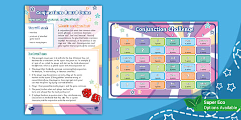 Indoor Classroom Games | Time Conjunctions | Year 3 and 4