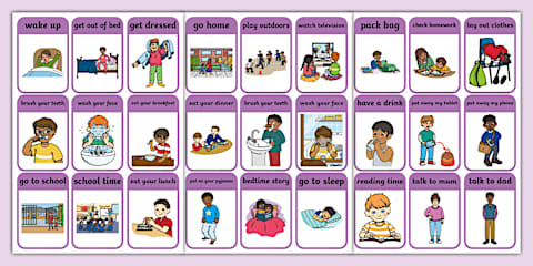 Visual Routine Cards