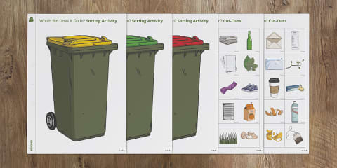 Recycling Sorting Interactive PowerPoint
