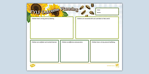 Learning Story Observation | Example Template | EYLF