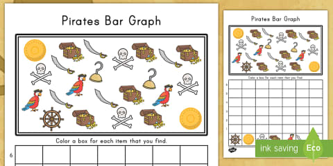 Pirate-Themed Number Bonds to 20 Worksheet