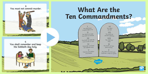 What are the Ten Commandments? PowerPoint