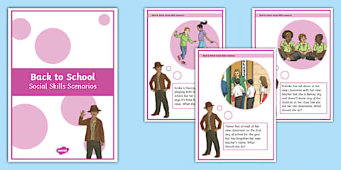 School Camp: Social Skills Scenario Cards