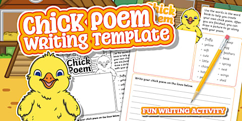 Writing Prompt: Stretch the Chick Sentence Worksheet