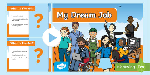 ESL My Dream Job PPT [Teens, A2-B1]