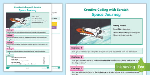 Scratch Activity Cards | Scratch/Scratch Jr Cards | Shapes