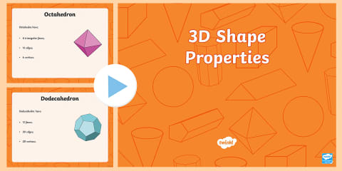 3D Shapes Interactive PowerPoint