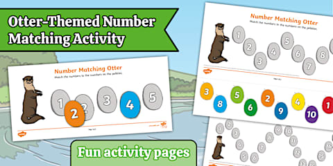 Autumn Missing Numbers 1 to 10 Worksheets