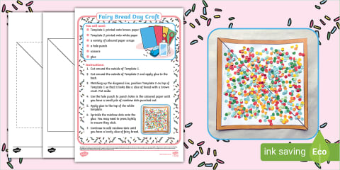 How to Make Fairy Bread Worksheet丨November Events丨Australia