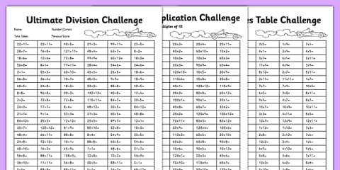 Ultimate Times Tables Challenge