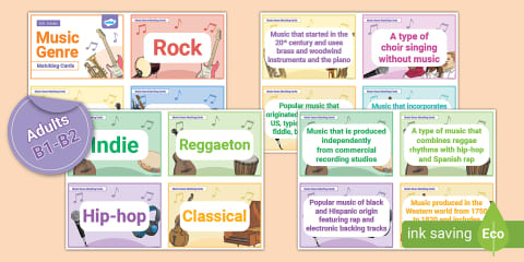 Genres of Music Flashcards