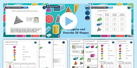 PlanIt Maths Year 3 Properties of Shapes Lesson Pack 8: Recognise and ...