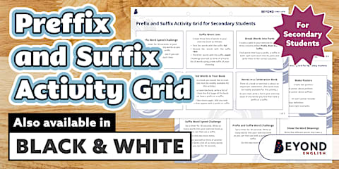 Sort the Suffix - Activity Sheets
