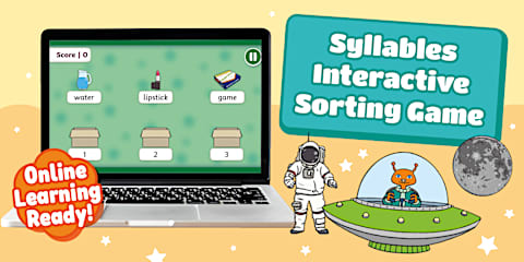Open and Closed Syllable Interactive Sorting Game