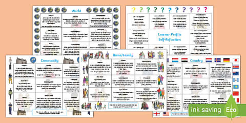 IB Learner Profile: Reflection and Goal Setting (PYP, MYP)