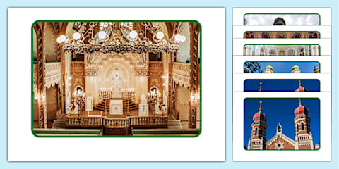 Places of Worship Synagogue Activity Sheet