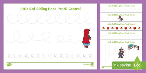 Little Red Riding Hood Doodle Colouring