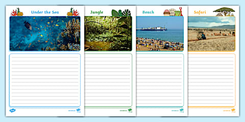 Describe the Setting Worksheet Pack