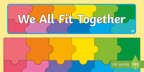 We All Fit Together Display Banner