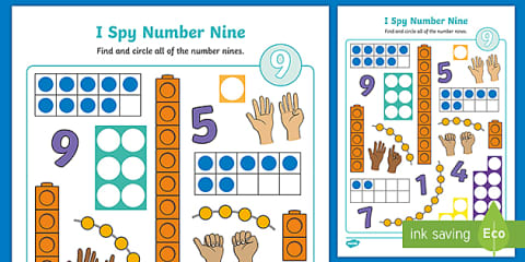 All About the Number 9 Display Poster