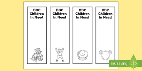 BBC Children in Need Pudsey Page Border Pack