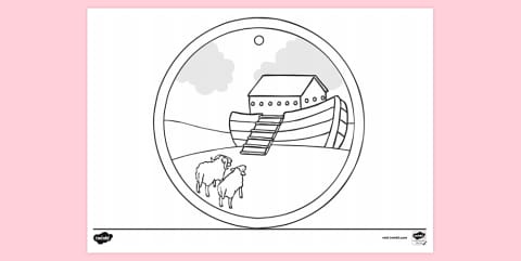 Noah's Ark Ordering Numbers 1-10 Activity