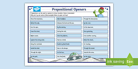 -ed Openers Word Mat