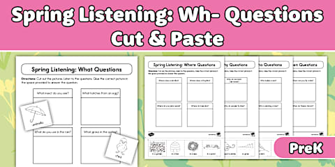 Prekindergarten April Activity Pack