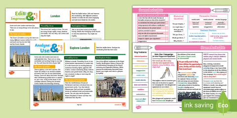 Persuasive Writing (Leaflet) Lesson Pack
