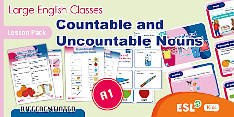 Large English Classes Lesson Pack: Prepositions of Time