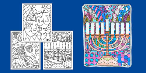 Second Grade Hanukkah Activity Pack