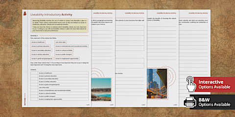 Liveability PowerPoint