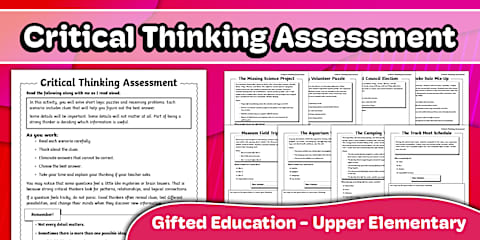 STEM Challenge Pack for Gifted Education