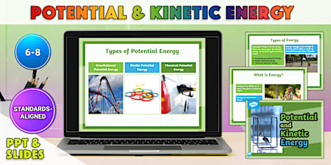 Potential and Kinetic Energy Lesson Pack for 6th-8th Grade
