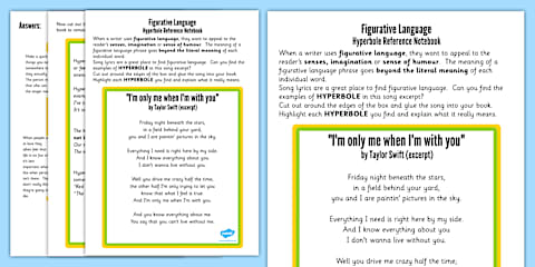 Hyperbole Word Mat