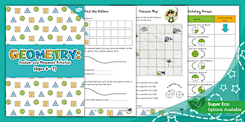 Year 2 Maths Geometry Position and Direction Assessment 2