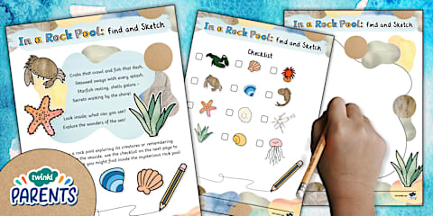KS1 Rock Pool Craft Activity
