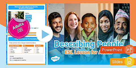 ESL Describing People: Personality PowerPoint [Adults, A1]