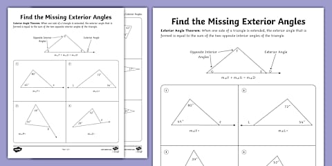 Eighth Grade Angles Unit Word Wall