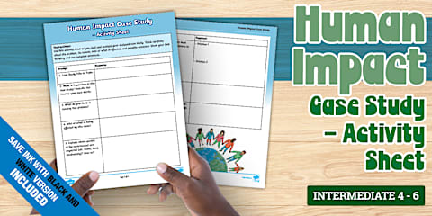 Earth Day - Human Impact Case Study Activity