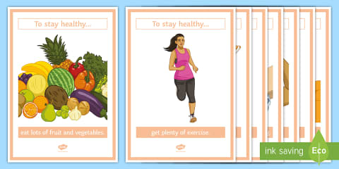 Health and Hygiene Display Posters Arabic