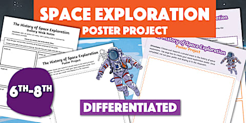 All About NASA PowerPoint & Google Slides for 6th-8th Grade