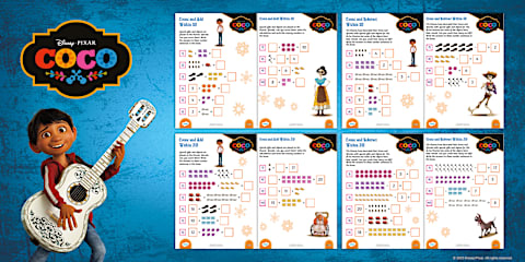 Number Bonds Within 20 Treasure Map Activity