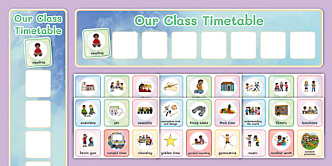 Nursery / Foundation Stage 1 A4 Daily Routine Cards