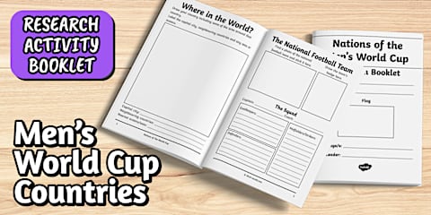 Let's Research About Scotland's World Cup Group Activity Sheet
